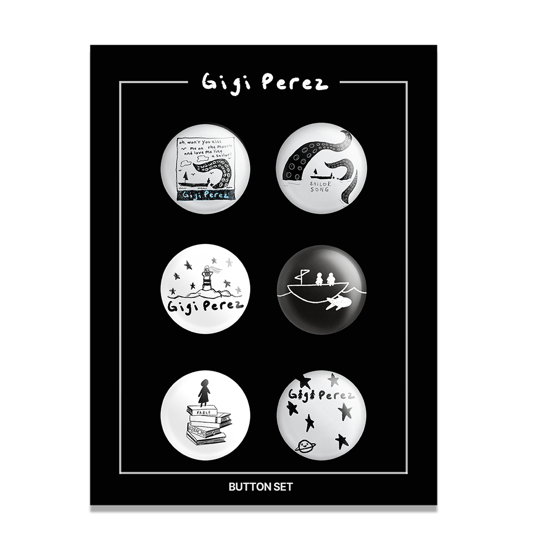 Gigi Perez Tour Pin Set - Gigi Perez UK